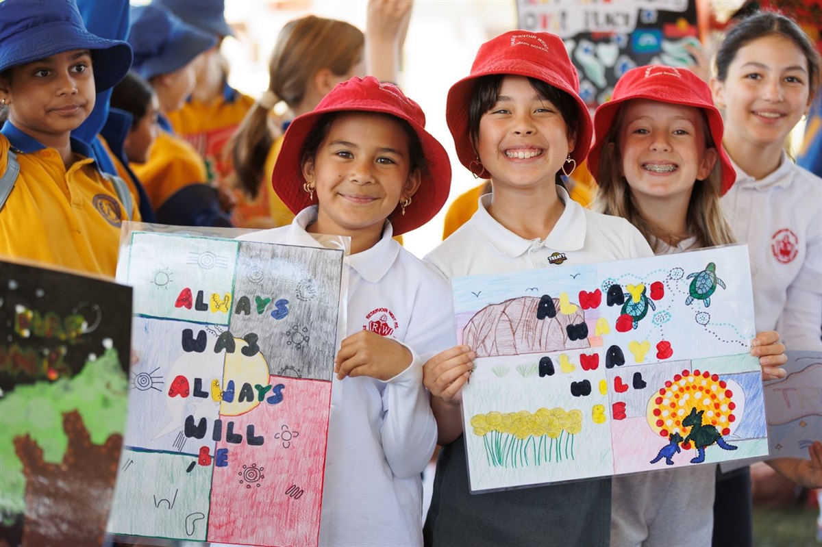 Students Walk for Truth at Darebin Schools Yarning Conference City of ...